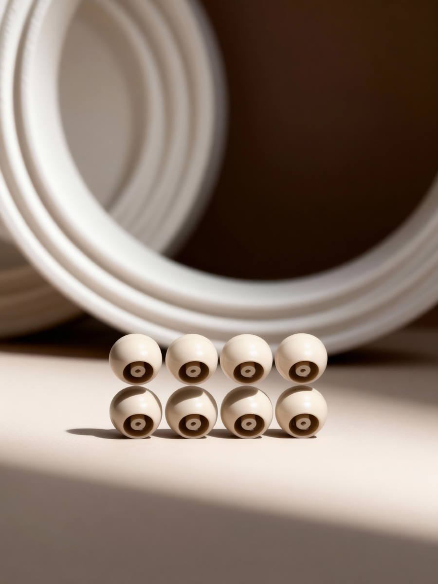 10 Штук Подходящих Ручек Для Крышек Кастрюль Против Скользких Beige 3.00X3.00X2.80Cm