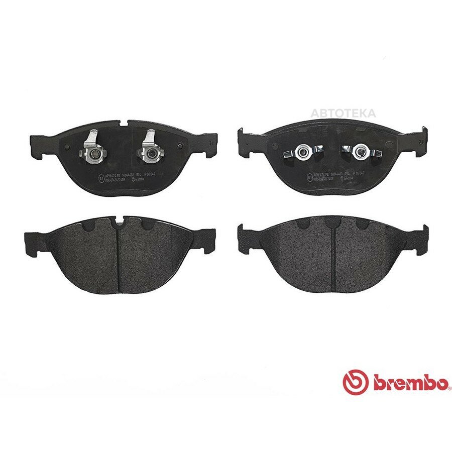 Колодки тормозные BMW 5(E60)/6(E63)/7(E65) 03- 5.0-6.0/3.5-4.5 DIESEL перед. BREMBO P06047