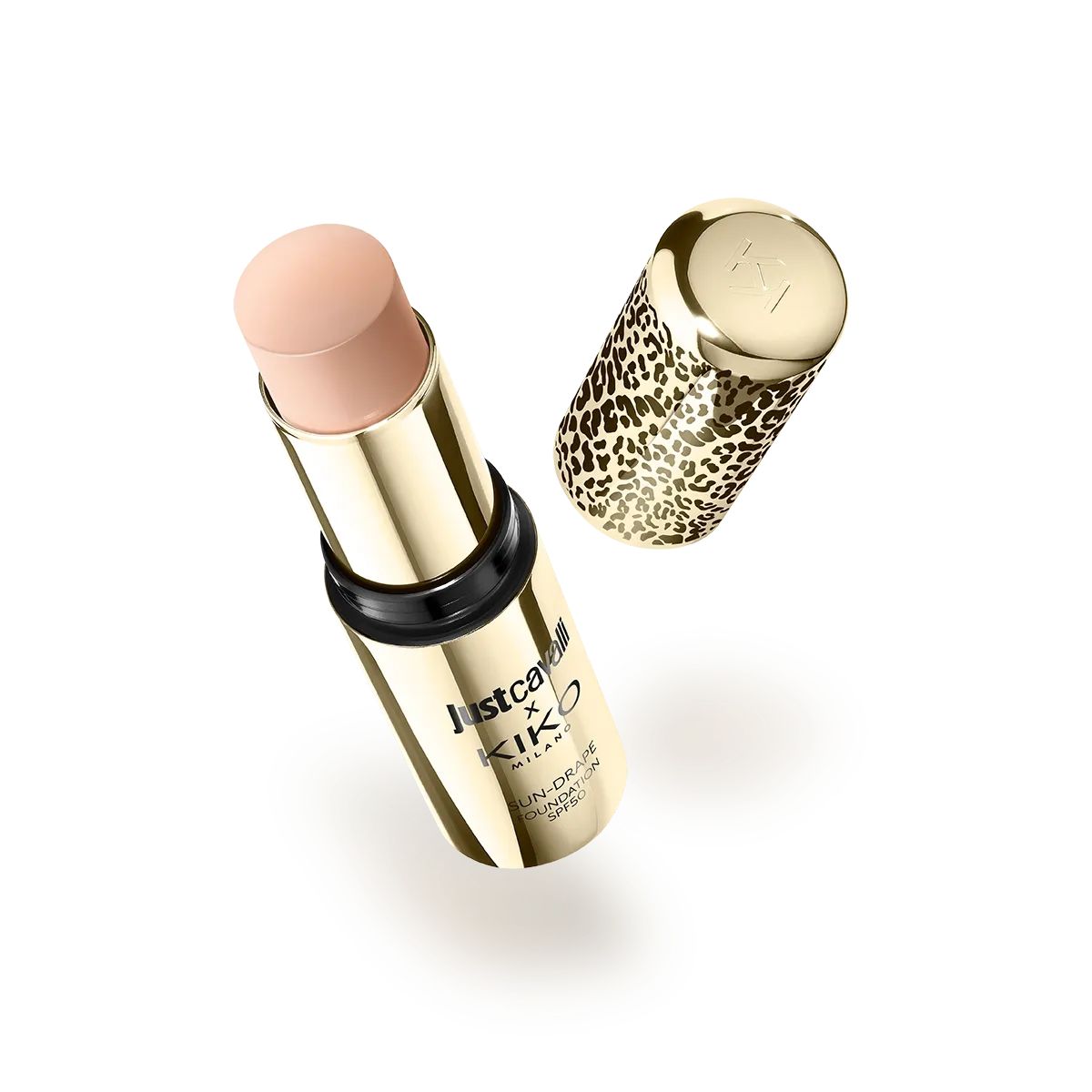 KIKO Milano Стик-тональная основа с SPF 50 Just cavalli x kiko milano sun-drape stick foundation 10 г оттенок 05 Pecan Veil