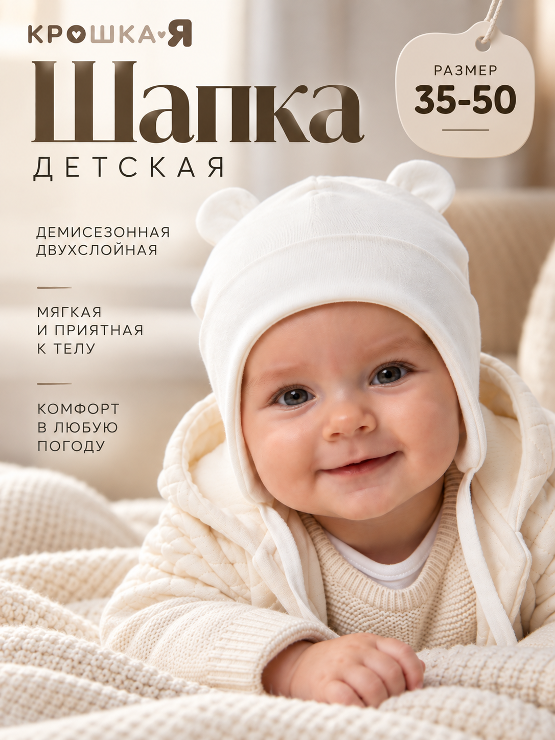 Шапка для детей