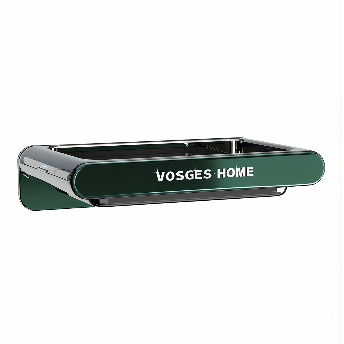 Подставка для мыла настенная с дренажом из коллекции VOSGES HOME для ванной комнаты белого цвета компактная подходит для любых типов твёрдого мыла крепление на гладкую стену
