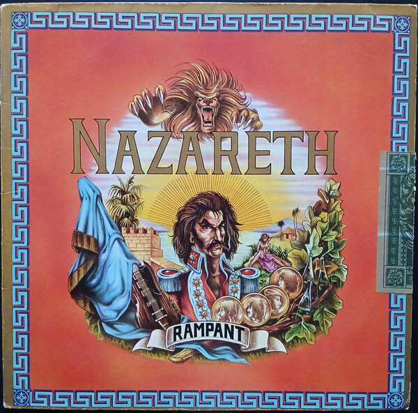 NAZARETH - Rampant, NM/EX, 1974, Германия, 1LP, винтажная виниловая пластинка