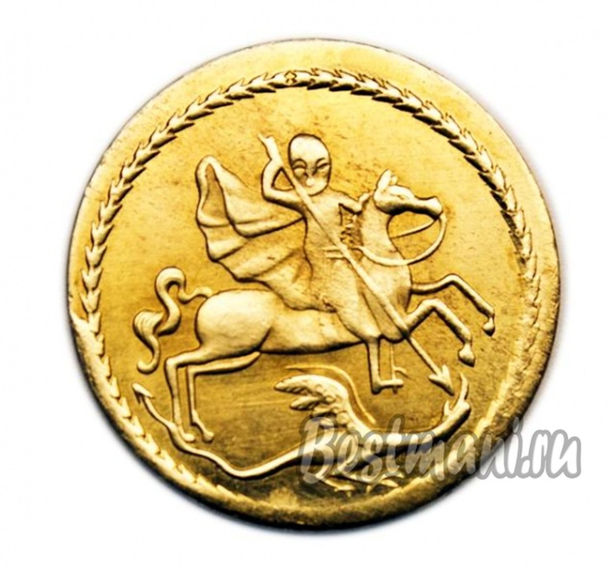 Уникальная золотая монета царской России без номинала 1719 г Петр 1 сувенирная копия бронза монеты, нумизматика, деньги для коллекции