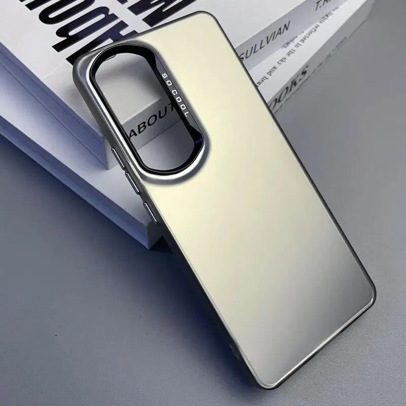 Роскошный Металлический Матовый Чехол Для Honor 200/50/200 Pro/Lite/50SE - Honor 200 Pro, IMD Black