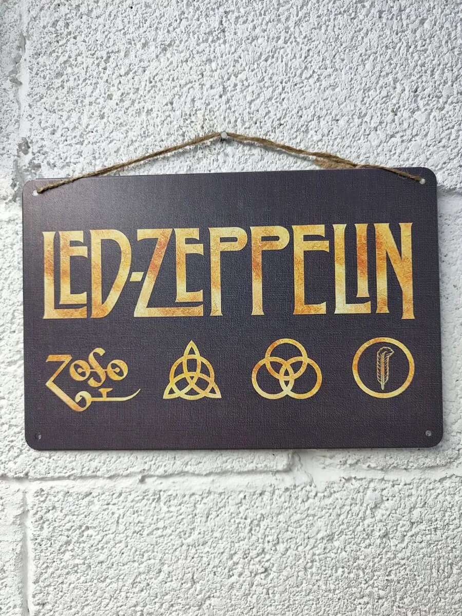 Led Zeppelin постер