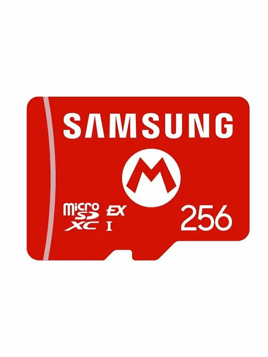 Карта microSD Express 256 ГБ для Nintendo Switch 2 Samsung Super Mario