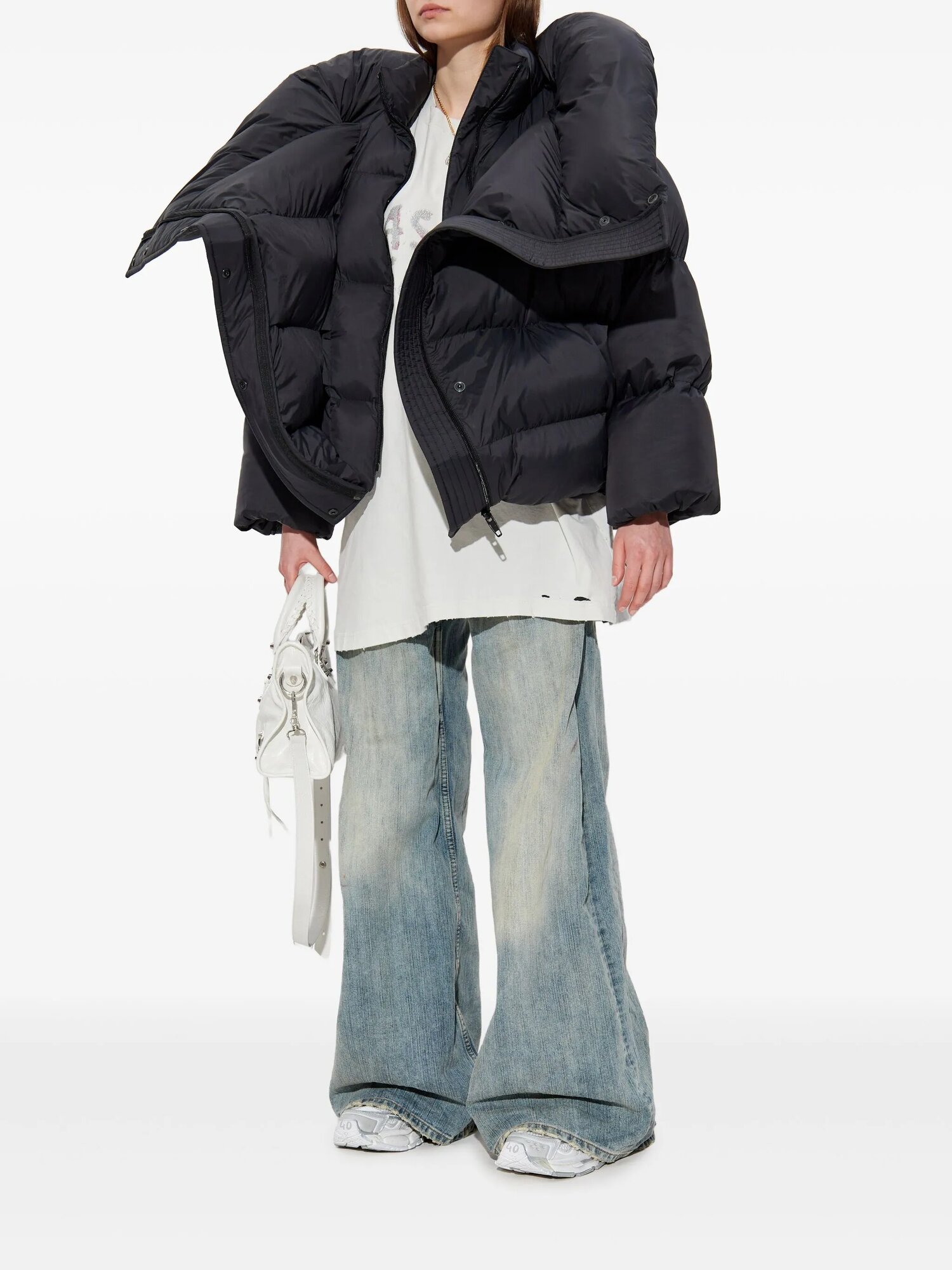 Куртка BALENCIAGA, размер 34, black — фото 1
