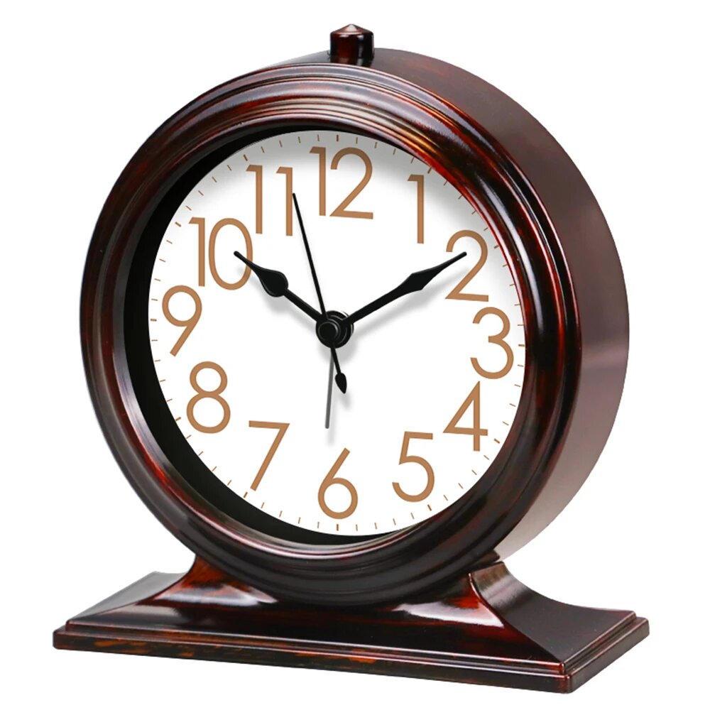 Настольные часы Mabpedo винтажные большие цифровые A330 Brown Golden