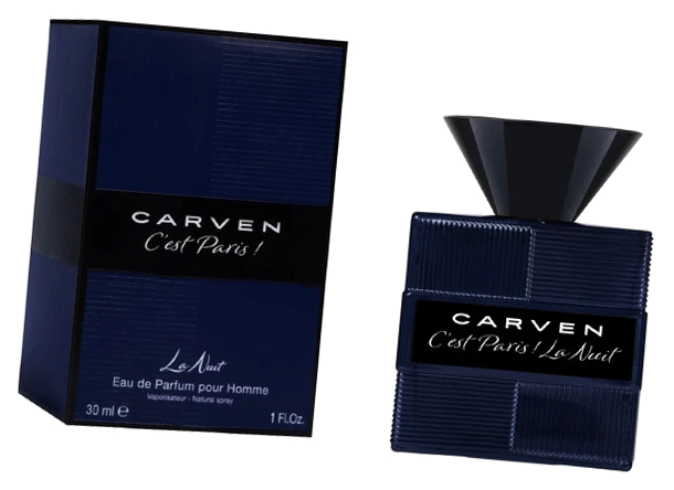 Парфюмерная вода для мужчин Carven C Est Paris Pour Homme 30 мл / Карвен Ла Нуит Париж