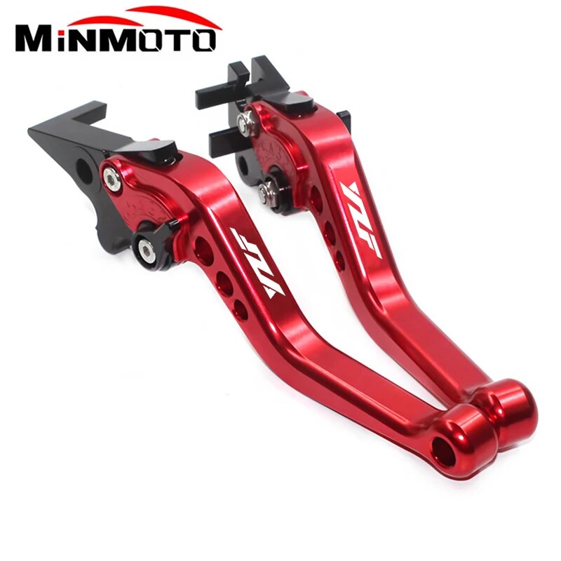 Для мотоциклов Yamaha YZF R6 1999-2004, YZF R1 2002-2003: Комплект коротких рычагов Красный, Red