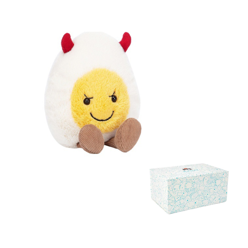 Мягкая игрушка JELLYCAT Amuseables Devilled Egg, Fun Devil Eggs