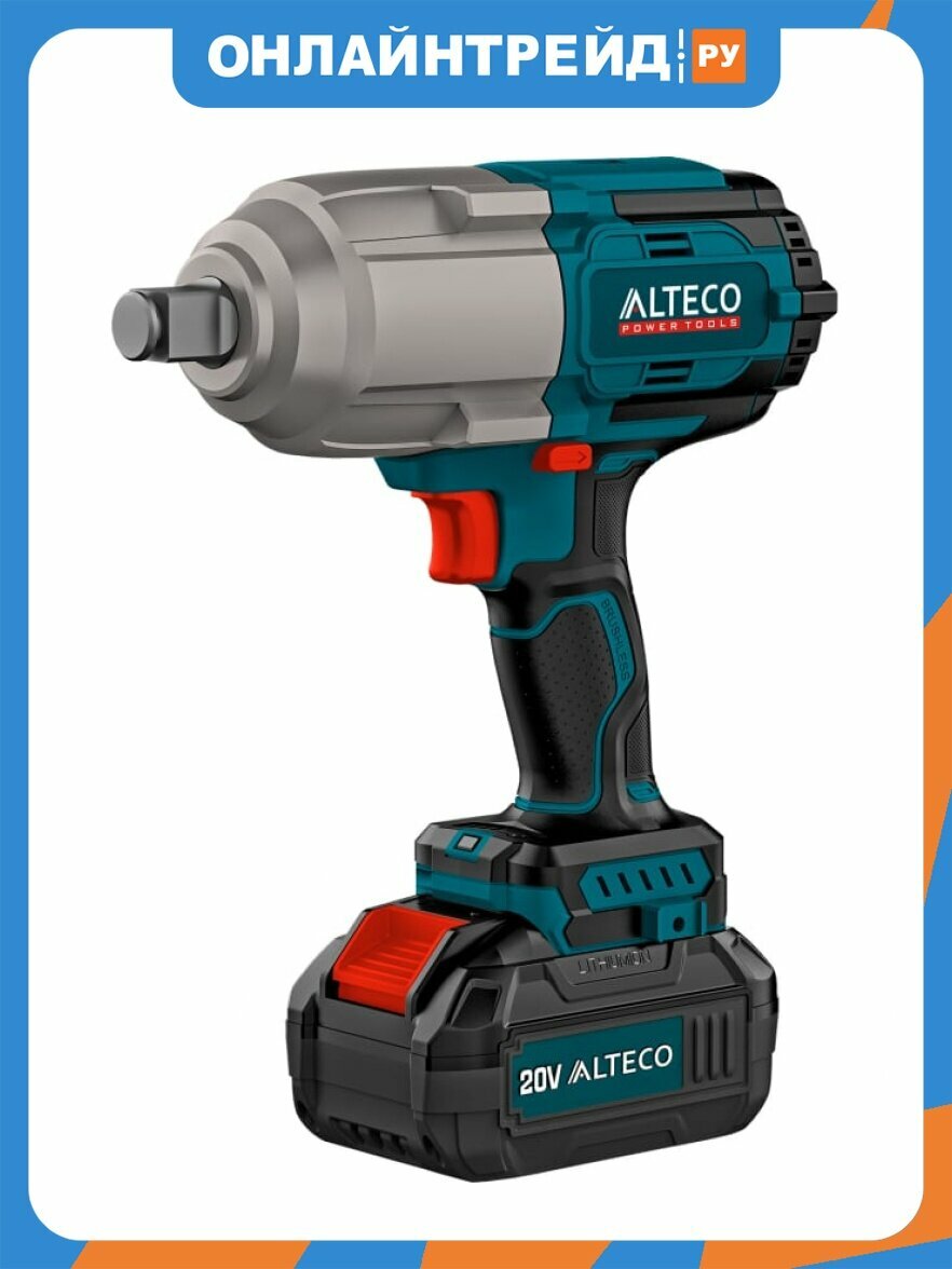 Бесщеточный аккумуляторный ударный гайковерт Alteco CIW 20-1000 Li BL