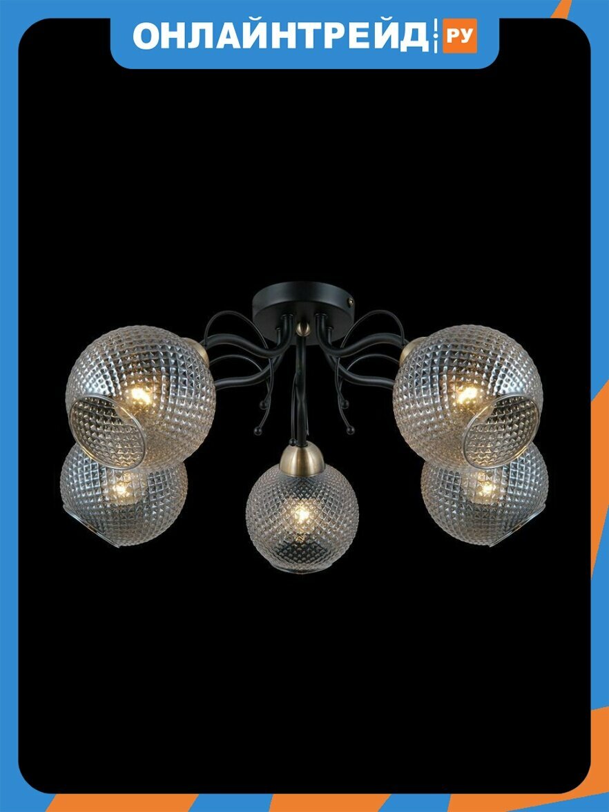 Потолочная люстра Illumico IL0190-5CSQ-79 BK AB