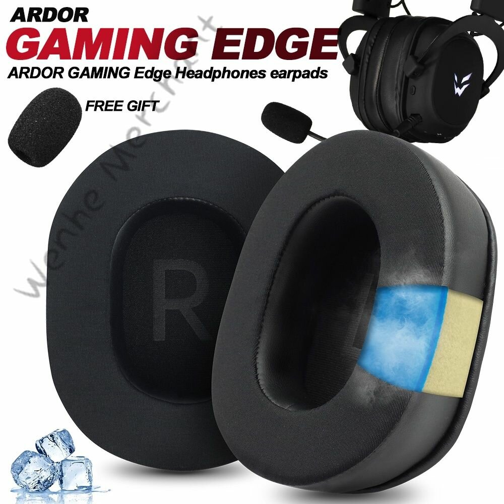 Амбушюры для наушников ARDOR &ZET GAMING Edge/ Blackout / Vault Аксессуары для наушников Чехол для микрофона запасные амбушюры сменные накладки для игровых наушников