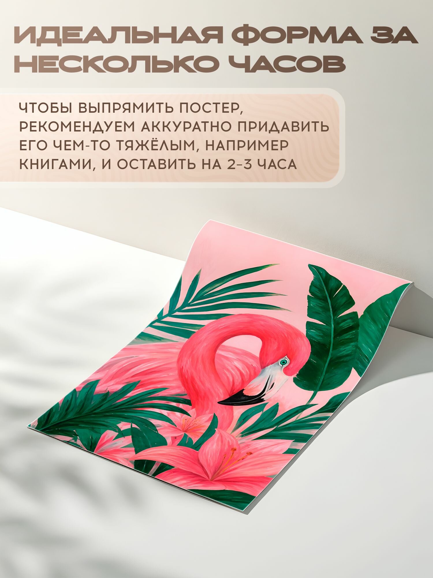 Постер на стену фламинго — фото 1