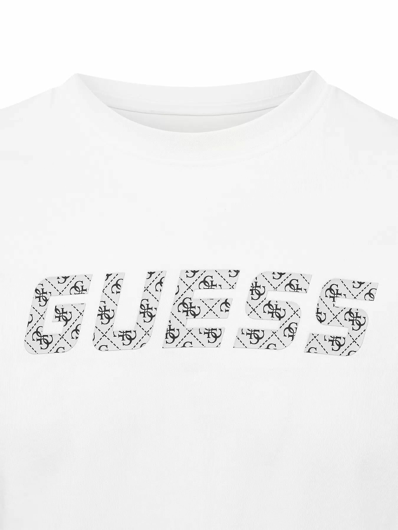 Футболка GUESS, размер L, белый, — фото 1