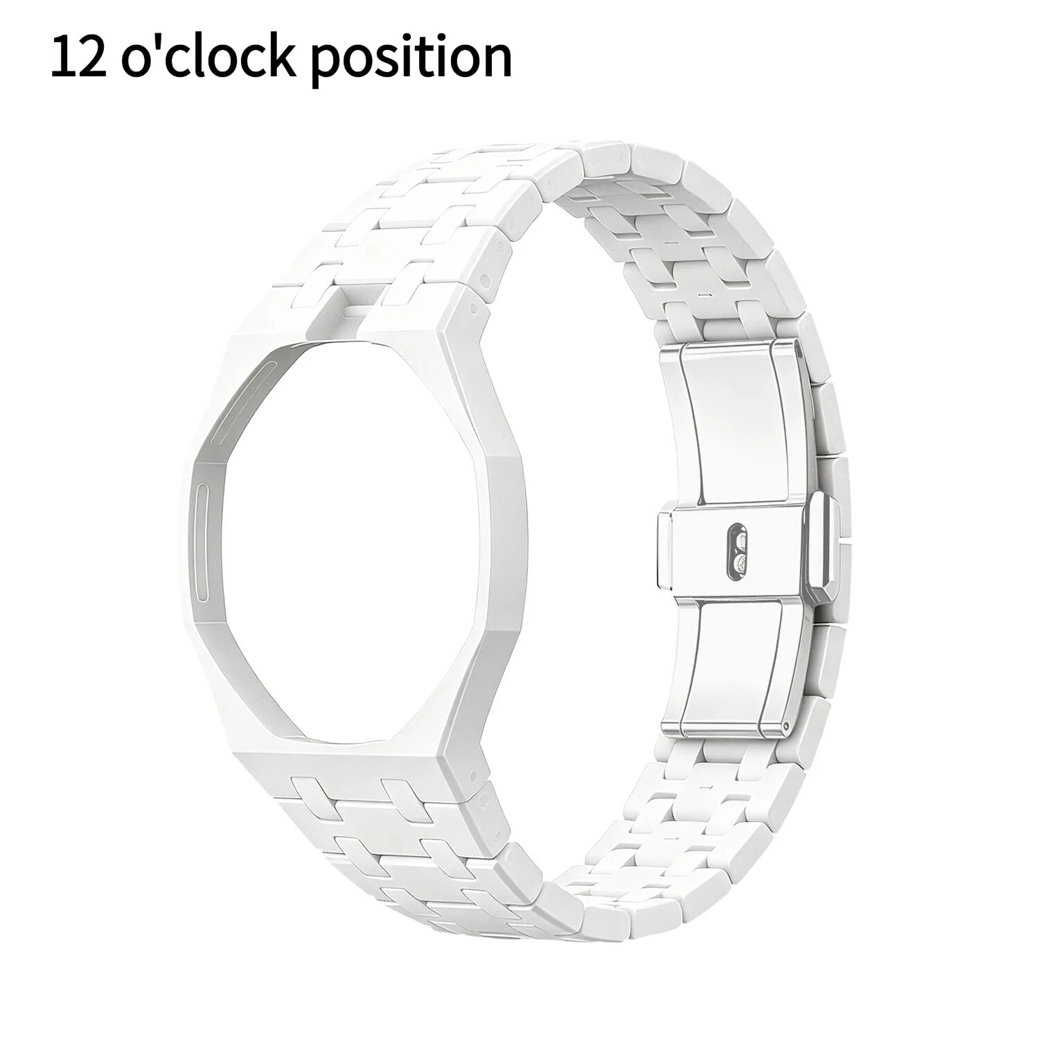 Керамический ремешок Royal Pop Strap для Swatch 40 мм Белый, Белый, White