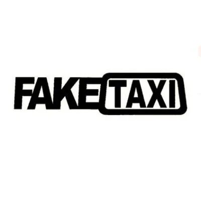 Универсальная светоотражающая автомобильная наклейка FAKE TAXI на окно, фургон, виниловая наклейка на автомобиль, самоклеящийся значок для Honda Toyota BMW, Стайлинг автомобиля