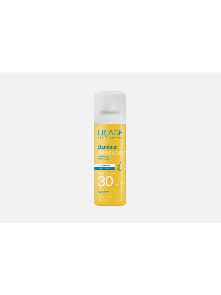 Uriage BARIESUN SPF 30 SPRAY барьесан SPF 30 сухая дымка - спрей 200мл