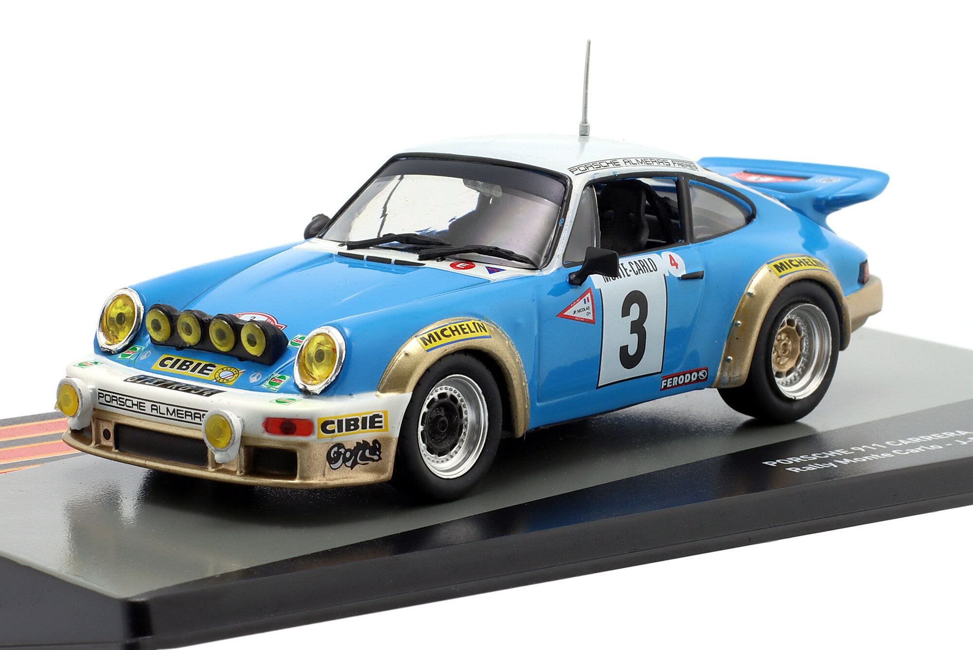 Porsche 911 carrera #3 winner rally monte carlo 1978 nicolas, laverne / порше 911 каррера победитель ралли монте-карло николас лаверне