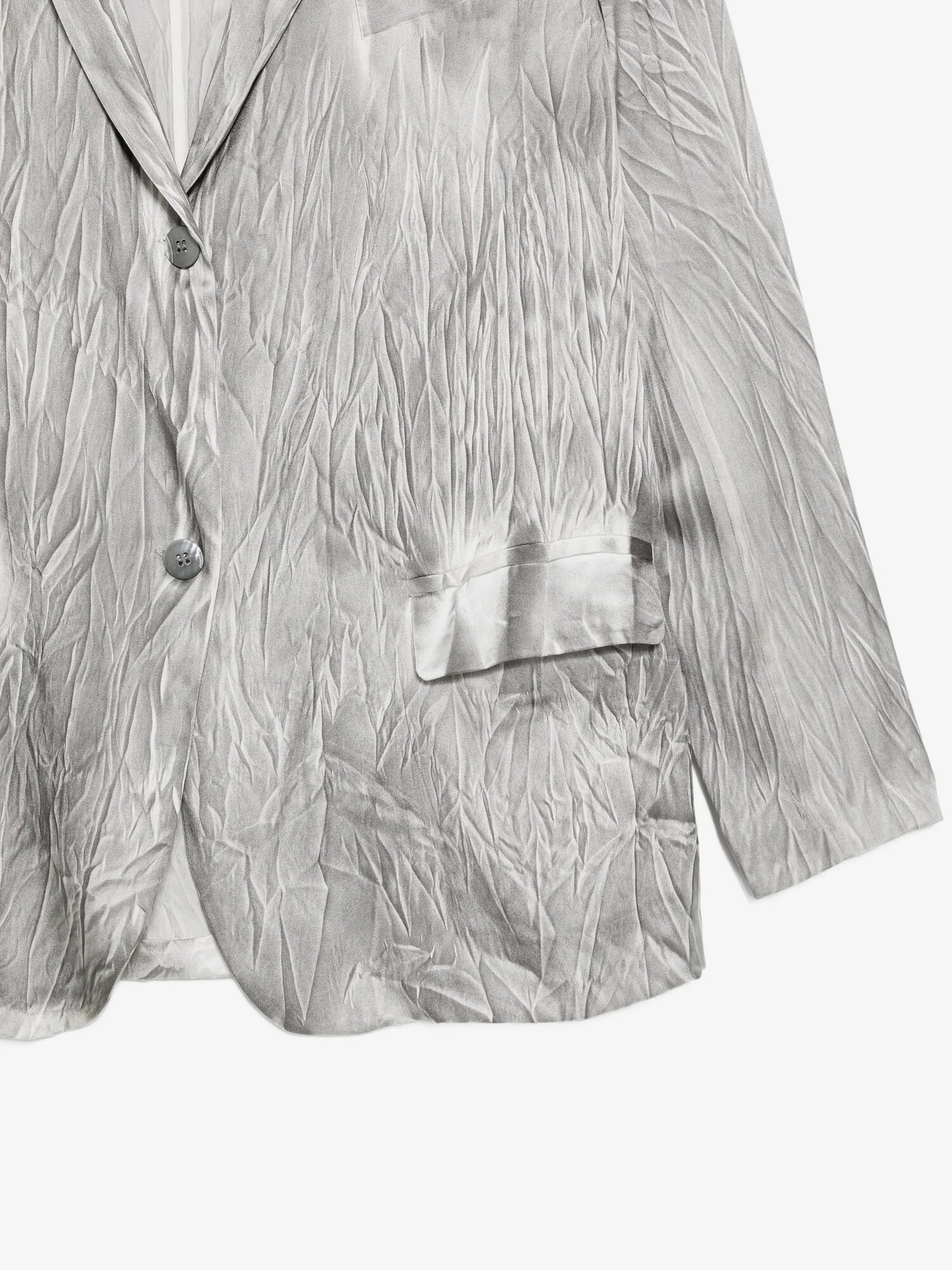 Куртка Avant Toi Crinkled-finish single-breasted jacket, размер 44 — фото 1