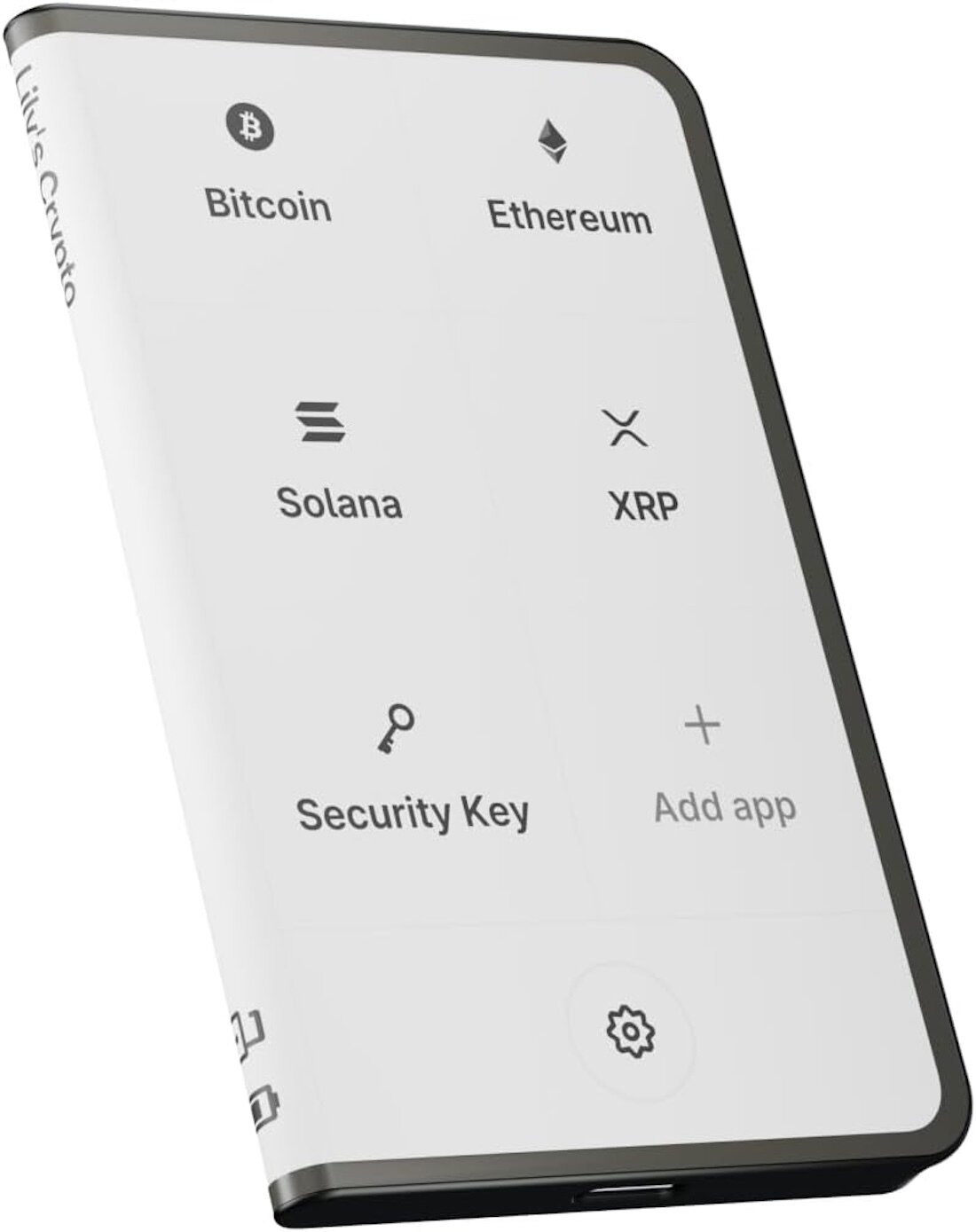 Аппаратный криптовалютный кошелёк Ledger Stax, Черный | Black