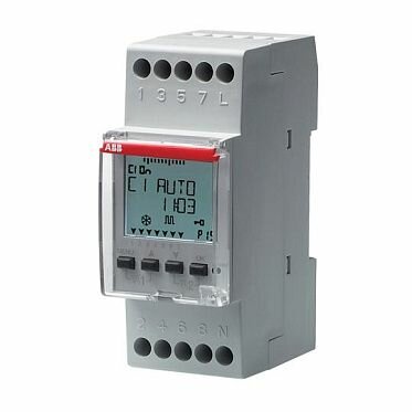 Реле времени цифровой недельный ABB D2 интервал 15мин 2CSM256313R0621