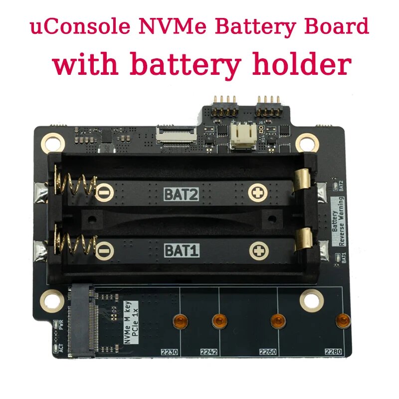 VAYIKE uConsole NVMe плата для SSD 2230-2280 No Adapter Board, With battery holder