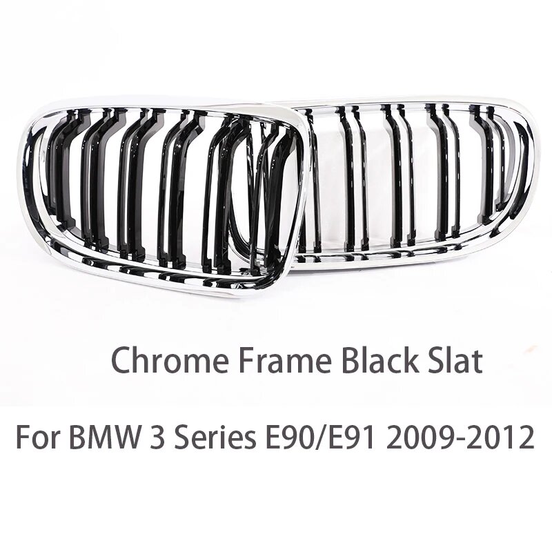 Решетка Радиатора BMW 3 Серии E90 E91 LCI Chrome Black