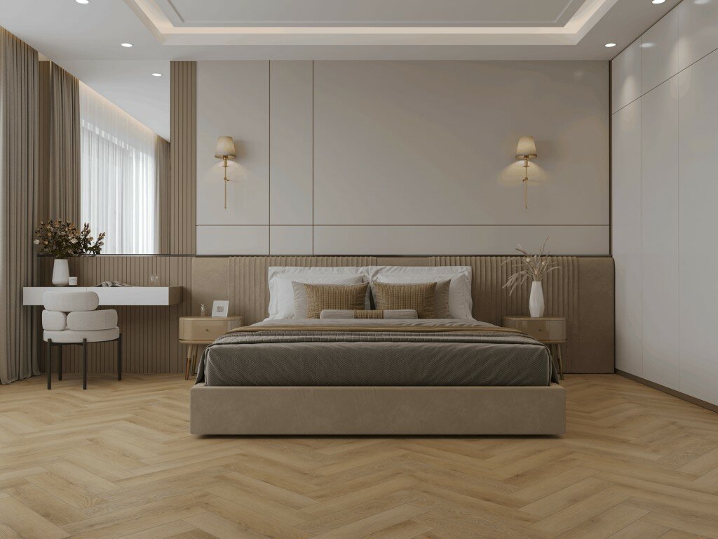 SPC-Ламинат Tulesna Монолит Monolit 1005-23 14445 (цена за упаковку 1.950 м2)