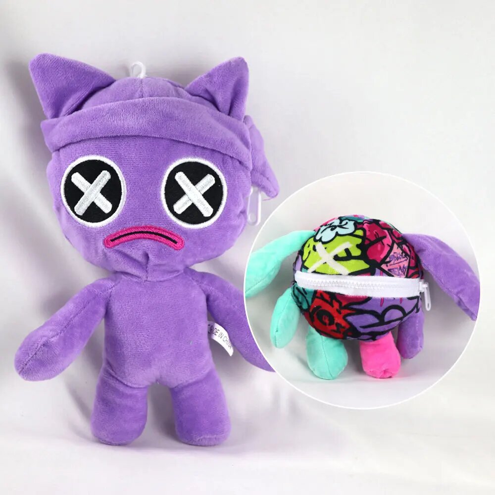 Мягкая кукла Poppy Playtime 5 зеленая Фиолетовый, Purple Cat Flip