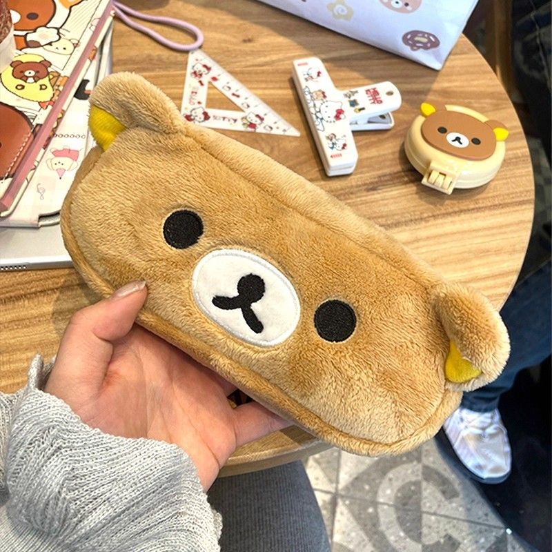 Креативный плюшевый пенал Rilakkuma для канцелярских принадлежностей