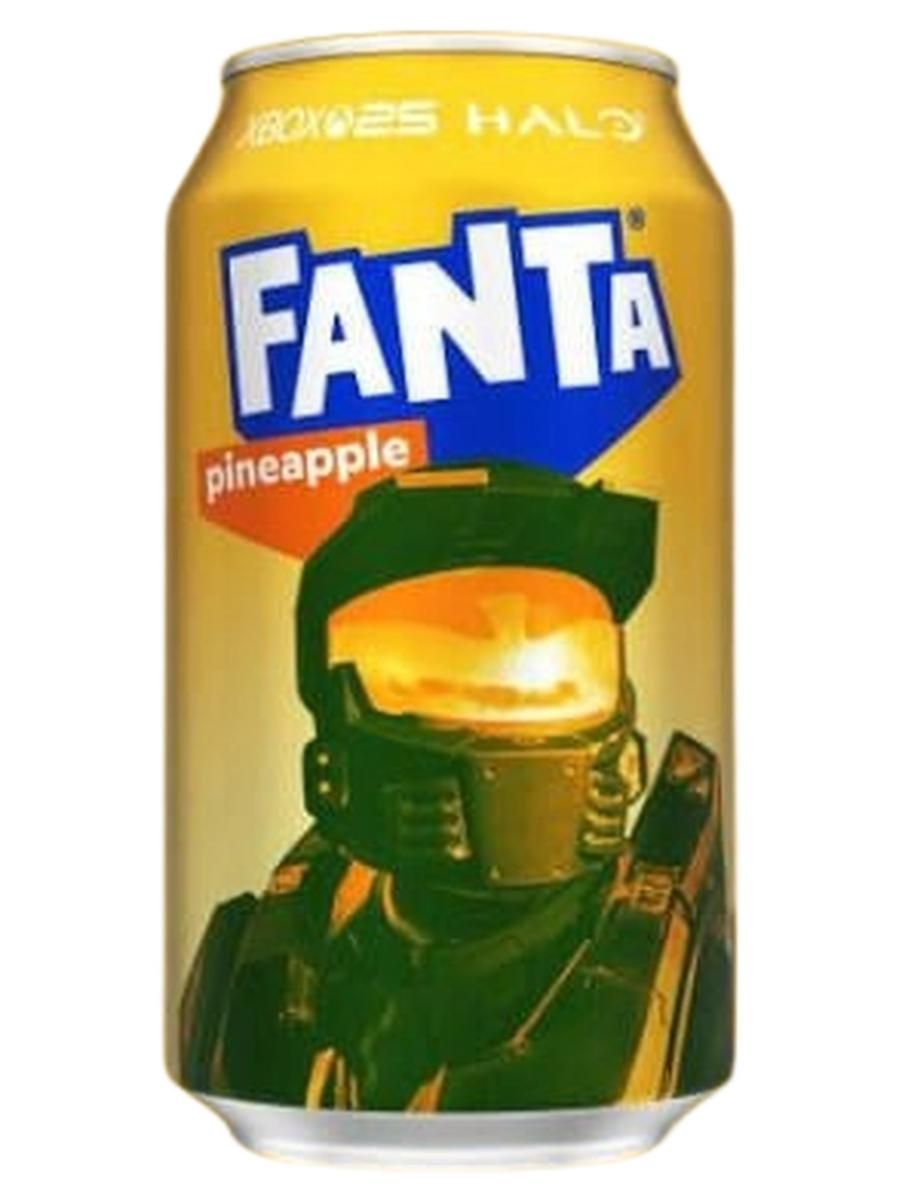 Газированный напиток Fanta Pineapple Soda Pop Fridge 355г (США)