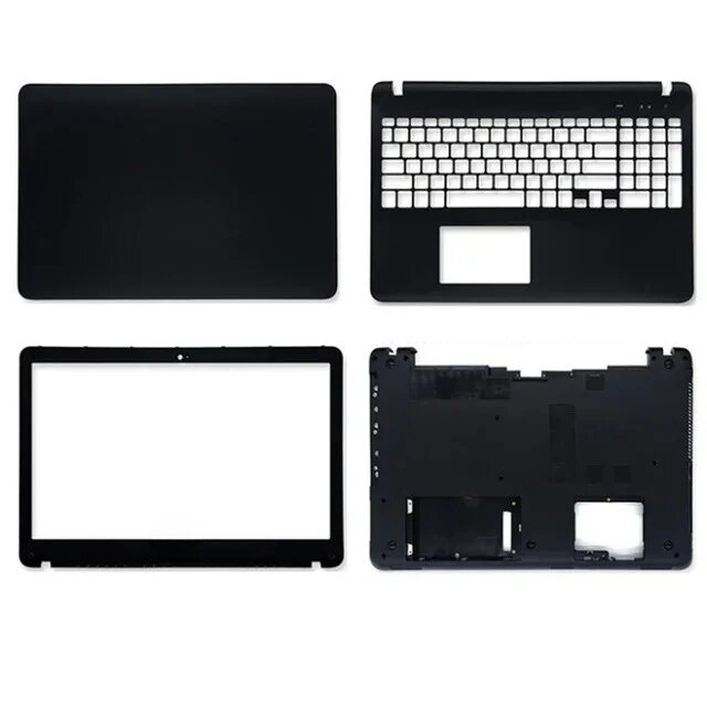 Корпус для Sony Vaio SVF15 SVF153 черный