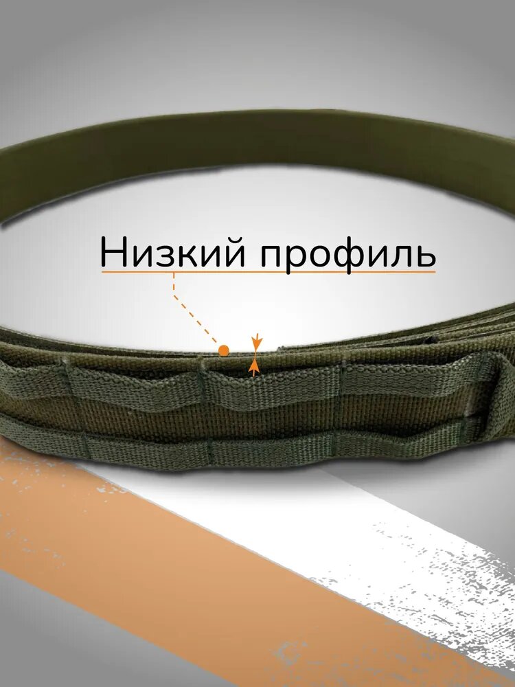 Подтяжки Ганза для мужчин, олива — фото 1