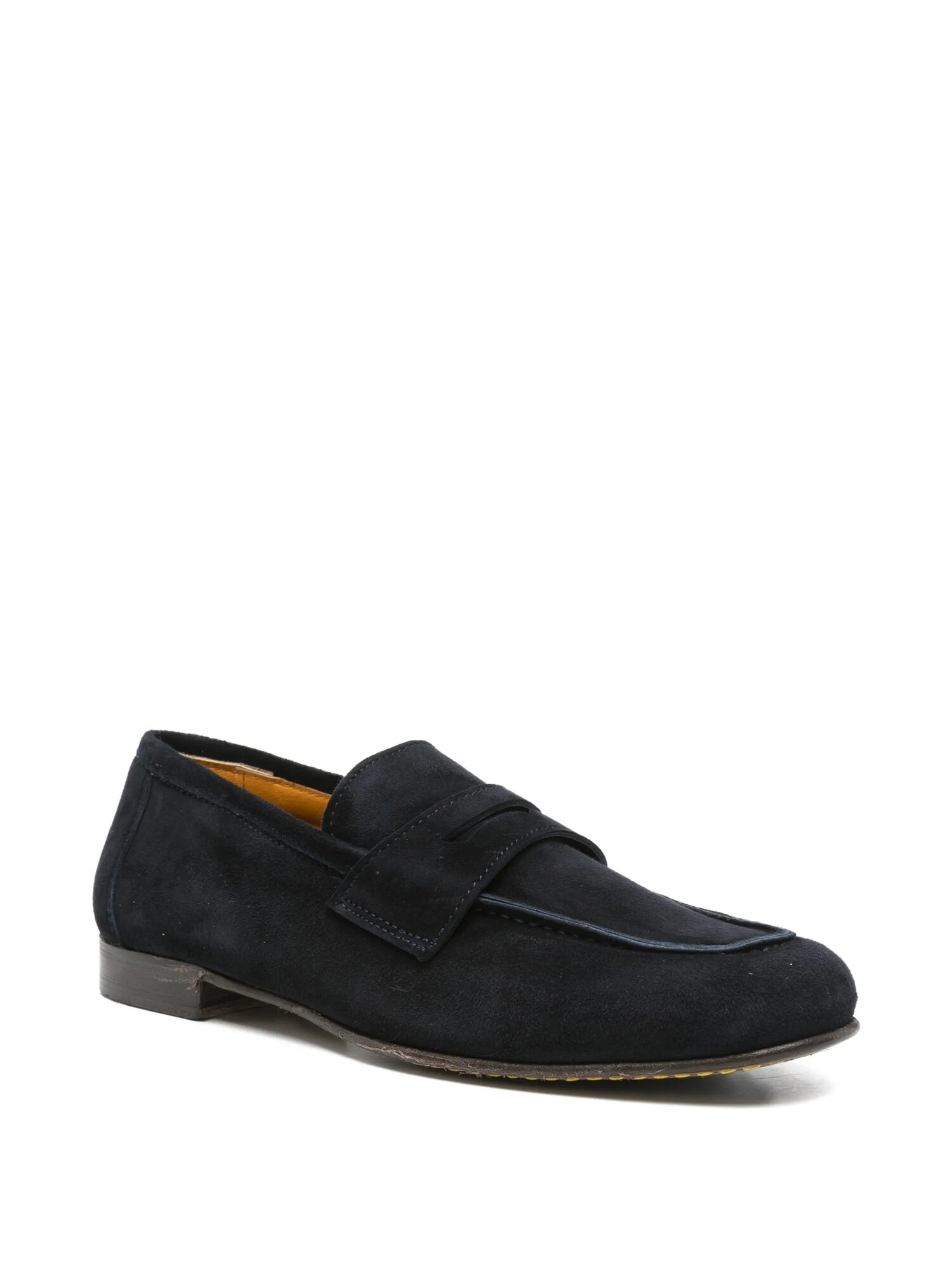 Лоферы F.LLI RENNELLA Suede penny loafers, размер 43, blue — фото 1