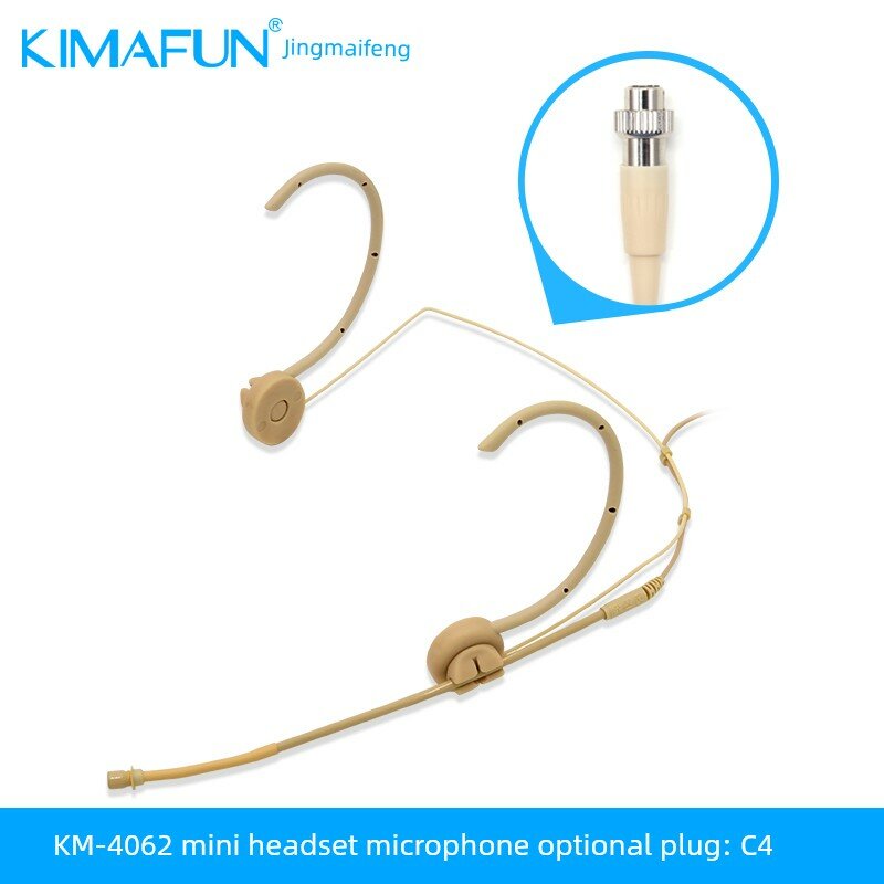 Серия 4062 Студийный микрофон C4 4-контактный спиральный разъем XLR для Mibao, адаптер для профессионального аудио