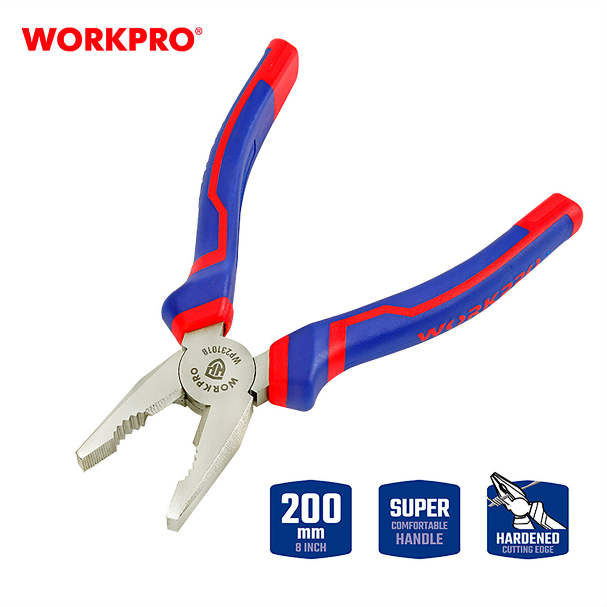 Пассатижи Workpro, 200 мм