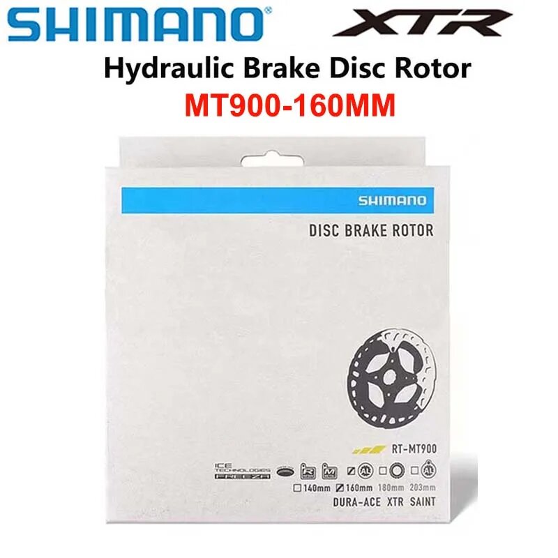 Shimano XTR MT900 Диск тормозной 160 мм, Цвет: MT900 160mm BOX I