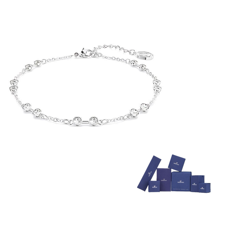 Браслет-манжета, кристаллы Swarovski