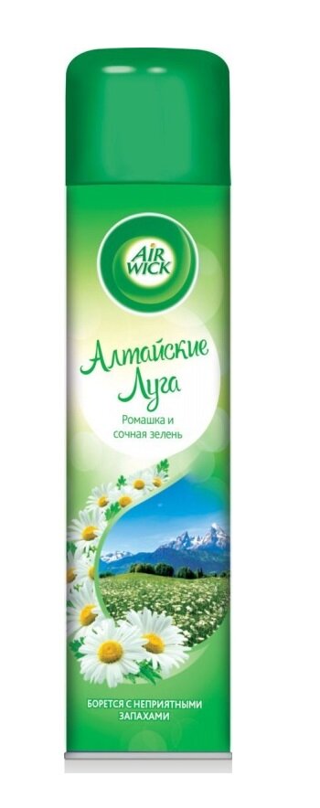 Освежитель воздуха Алтайские луга (Ромашка и Сочная зелень), 290мл