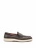 Лоферы Santoni Suede penny loafers, размер 8, grey