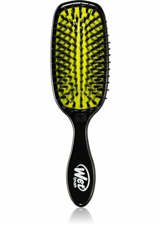 Расческа Wet Brush Shine Enhancer, черно-желтая, 1 шт