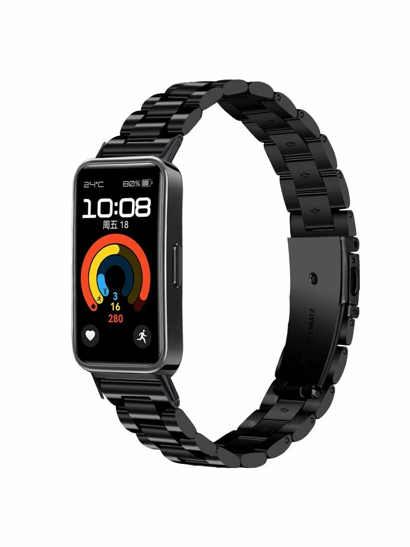 Стальной ремень для Huawei Band 11/11 Pro, прочный и стильный