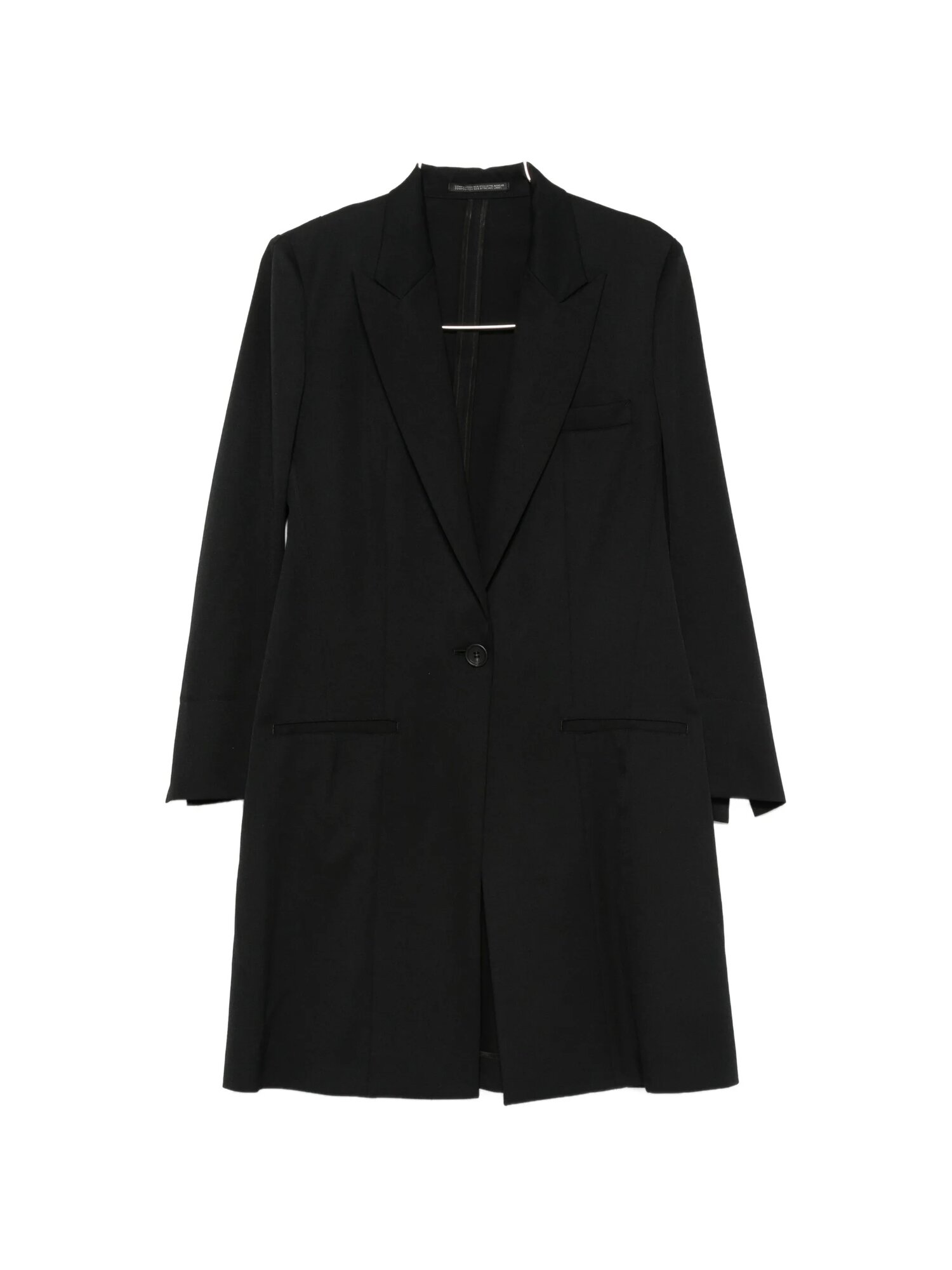Пальто Asymmetric-panel single-breasted coat