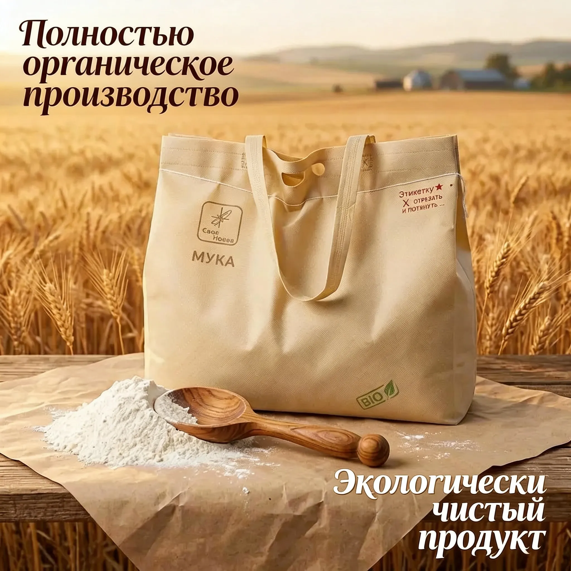 Мука пшеничная СверхНовая Высшего сорта 10 кг