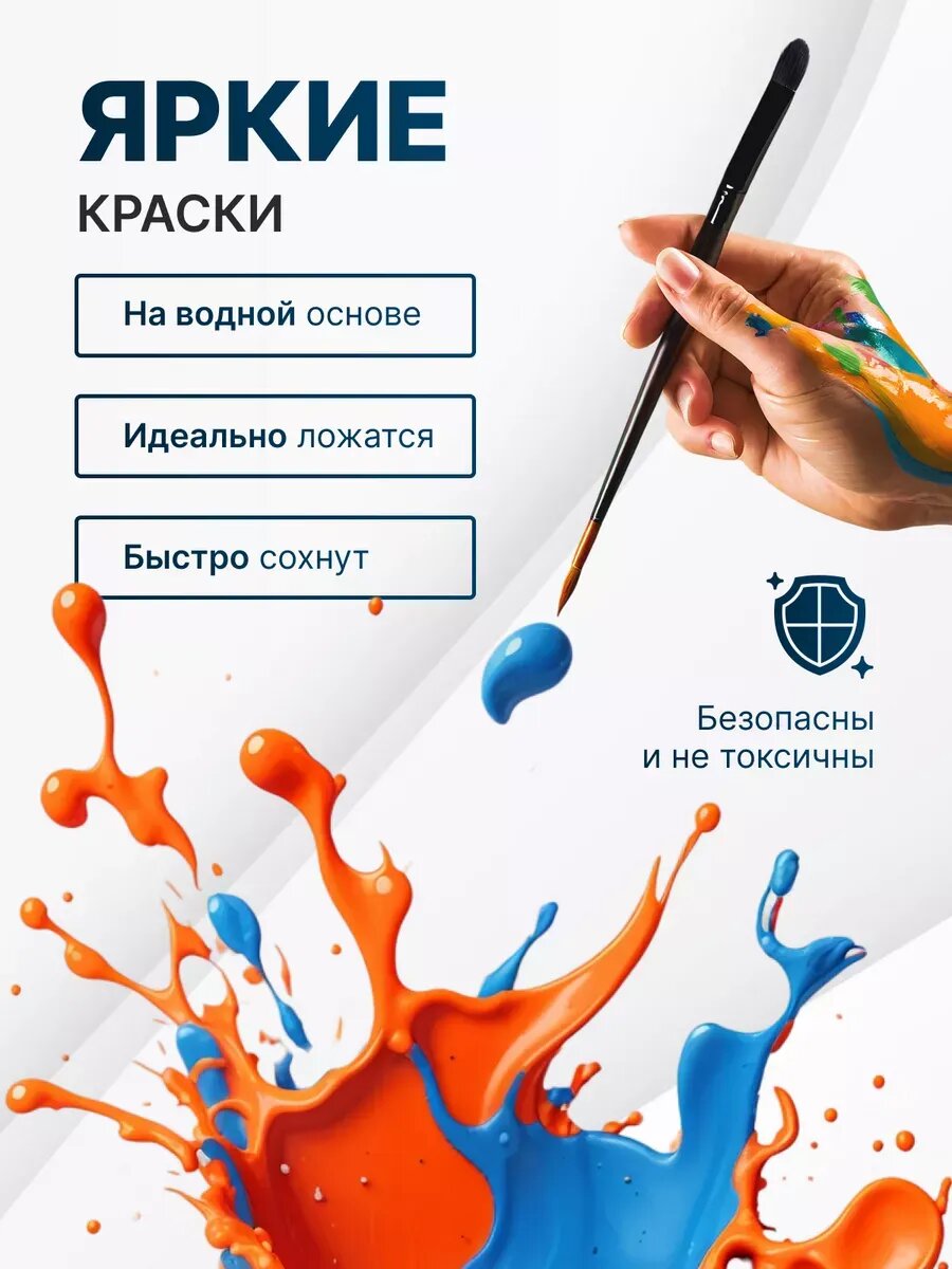Картина по номерам Солдат 40х50 см