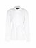 Рубашка FEDERICA BASSI Belted open-back shirt, размер 42, white