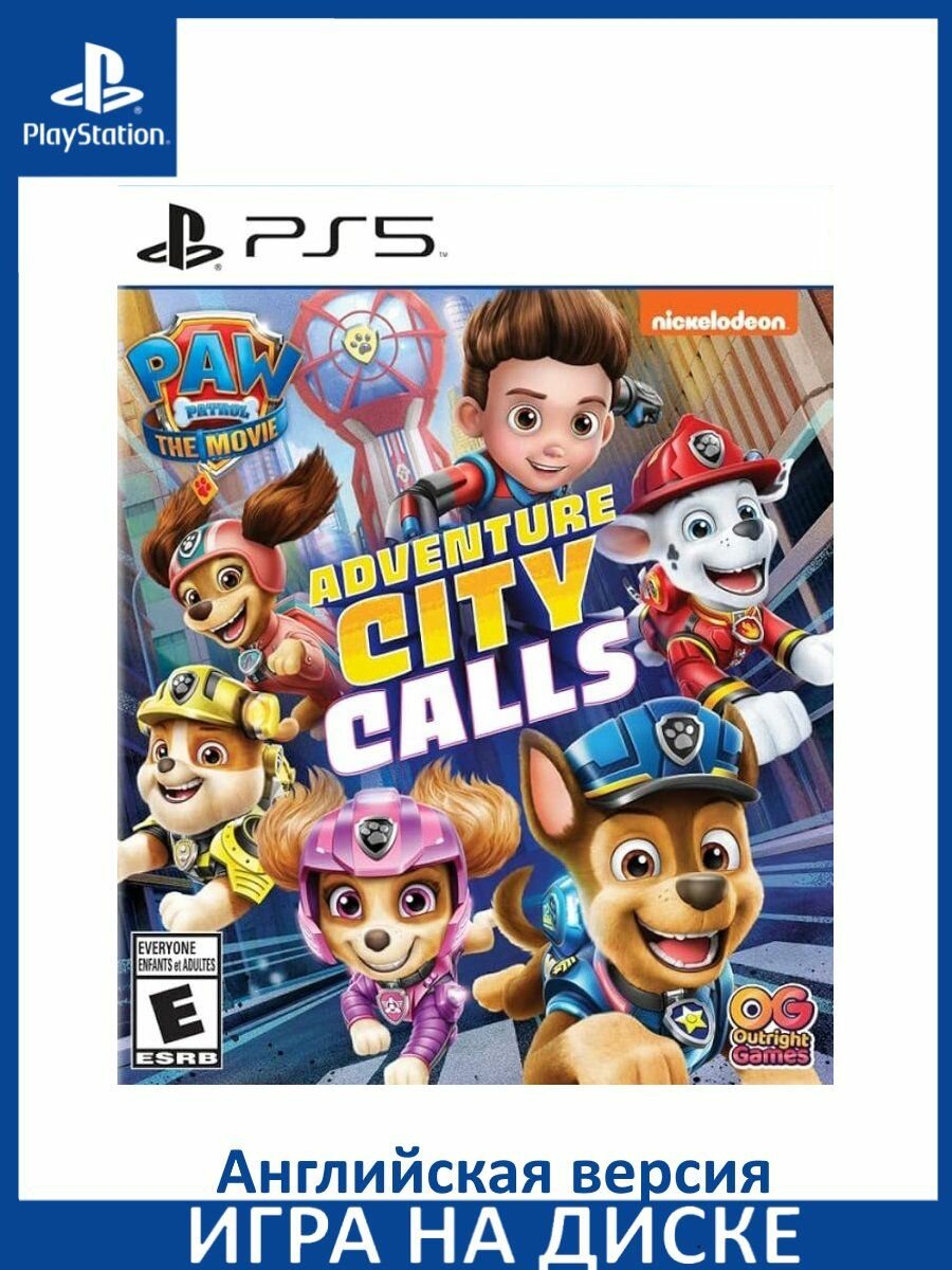 Игра PAW Patrol The Movie: Adventure City Calls (Фильм Щенячий патруль: Город приключений зовет) PS5 Диск на PlayStation 5 Английская версия