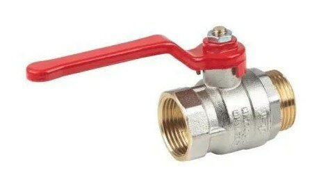 Кран шар.(вода) 1/2" г/ш ручка DIST НК Н721Р (10)